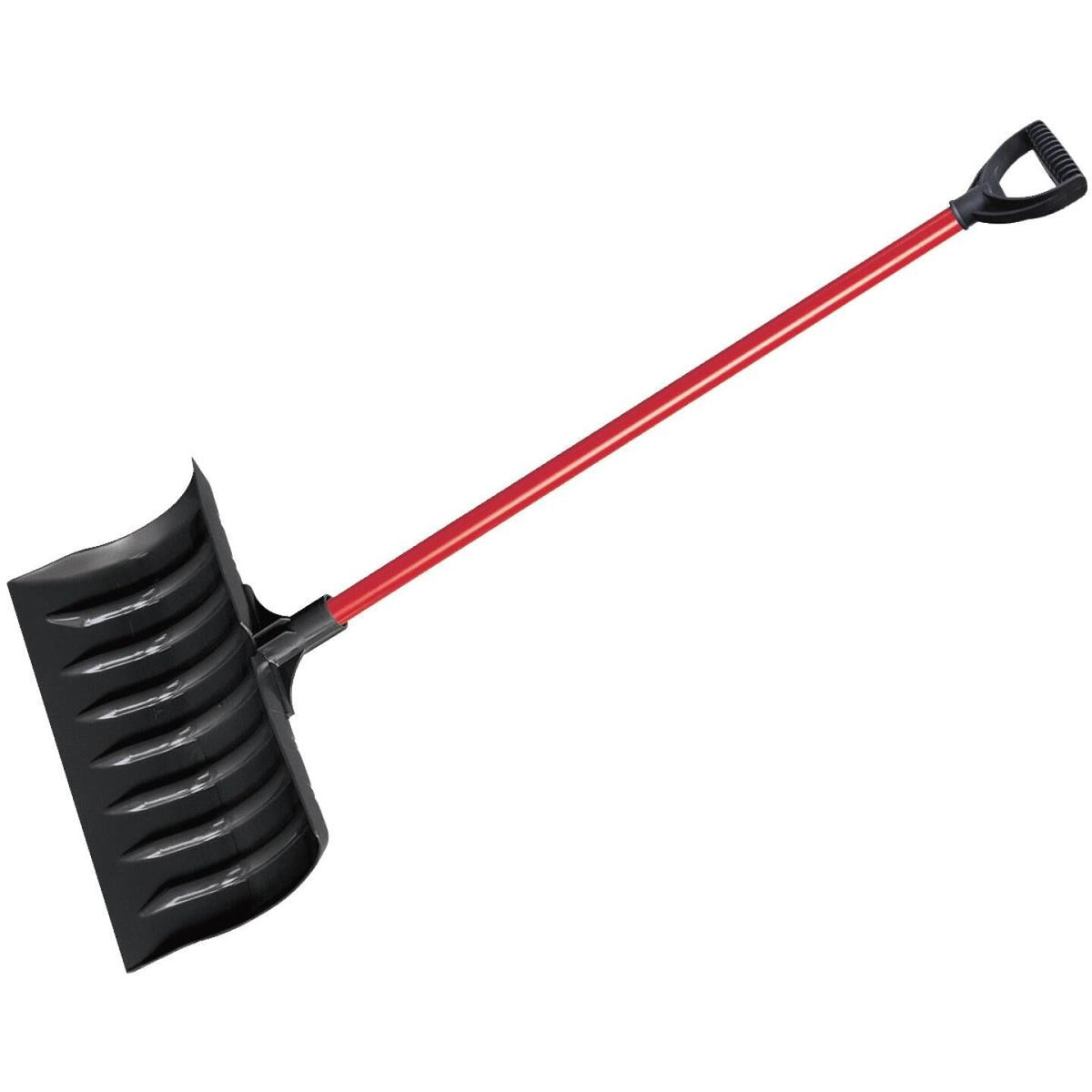 True Temper 18 In. Poly Snow Pusher with 37.75 In. Steel Handle - St ...